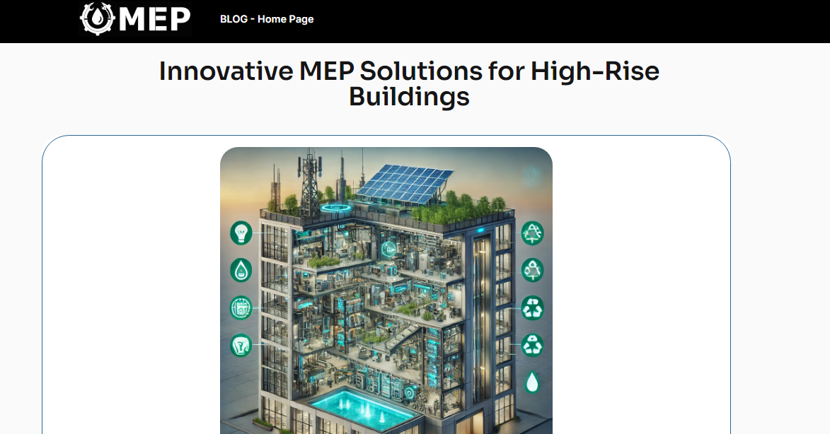 Innovative MEP Solutions for High-Rise Buildings | MEP Blog