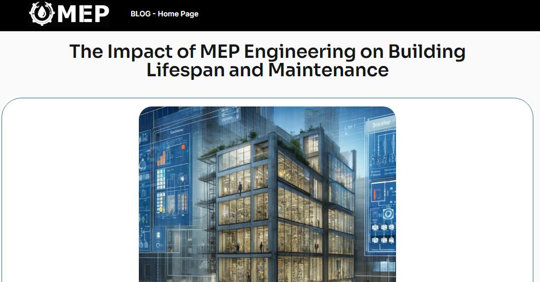 The Impact of MEP Engineering on Building Lifespan and Maintenance ...
