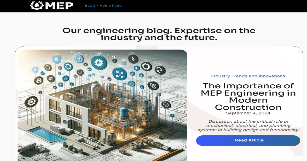 Project Management in MEP